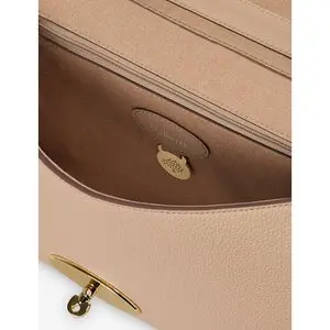 Mulberry Lily Medium Grained-leather Shoulder Bag - Crumpet