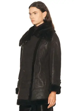 KAREN ARCANJO Kinu Shearling Coat