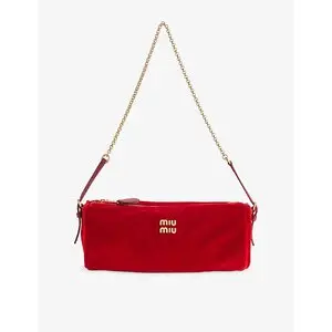 Miu Miu Velvet Zip-top Pouch