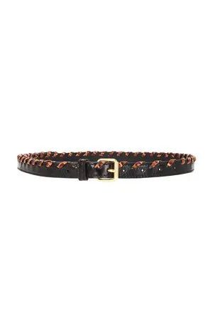 Dries Van Noten Leather Belt - Tan