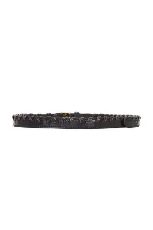 Dries Van Noten Leather Belt - Taupe