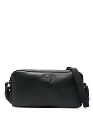 Moncler Carlo Logo-detail Cross Body Bag - Black