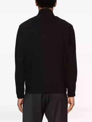 Eleventy High-neck Bomber Jacket - Black