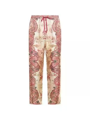 PIERRE-LOUIS MASCIA Floral-patterned Trousers