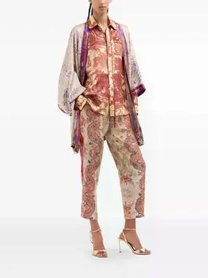 PIERRE-LOUIS MASCIA Floral-patterned Trousers