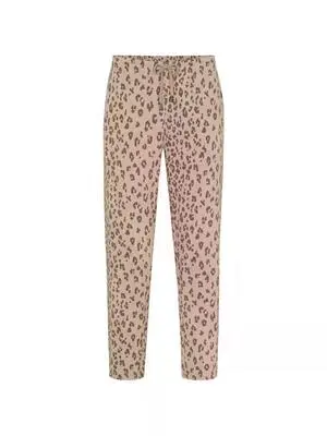 JUVIA Animal-print Track Pants - Neutrals