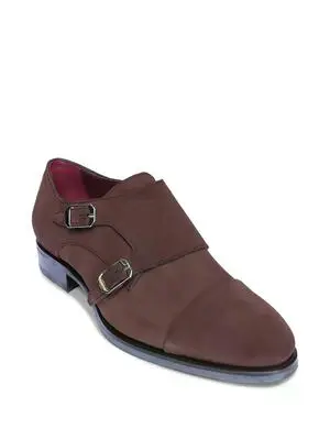 Brioni Buckle-strap Monk Shoes