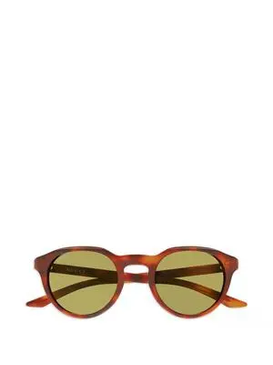 Gucci Round Frame Sunglasses - Brown