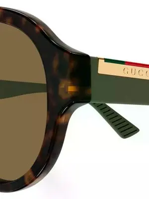 Gucci Tortoiseshell Pilot Sunglasses