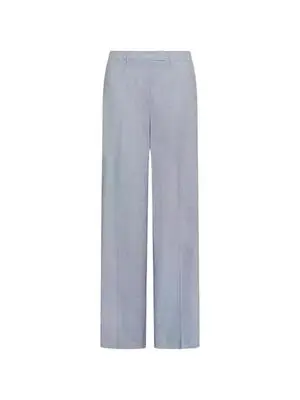 Marella Herringbone Palazzo Trousers