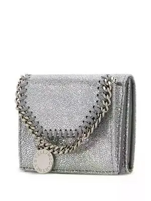 Stella McCartney Shaggy Deer Falabella Wallet - Silver