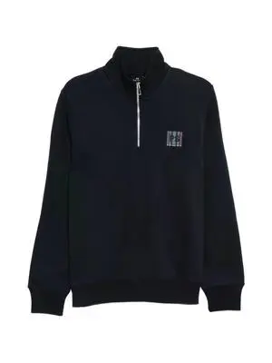 Paul Smith Logo-embroidered Zipped Sweatshirt