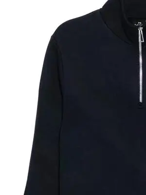Paul Smith Logo-embroidered Zipped Sweatshirt