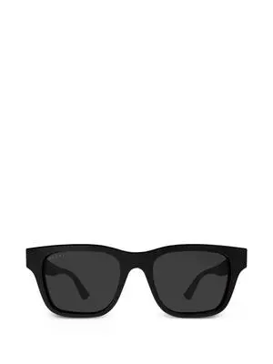 Gucci Rectangle Frame Sunglasses - Black