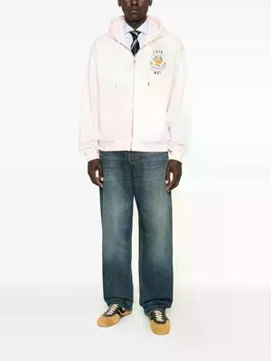 Casablanca Casa Way Full-zip Hoodie - Pink