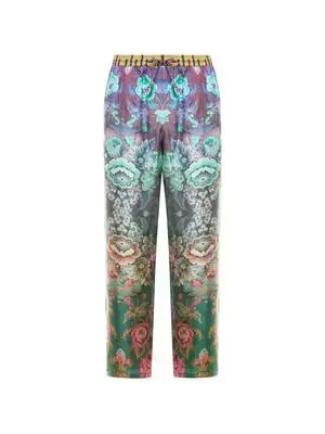 PIERRE-LOUIS MASCIA Floral Straight-leg Trousers