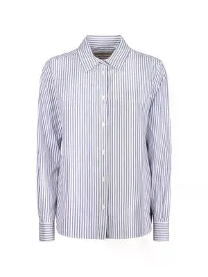 Max Mara Striped Chest-pocket Shirt