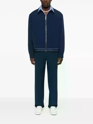 Casablanca Elasticated Waist Trousers - Blue