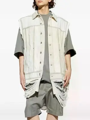 Rick Owens Ripped Waistcoat