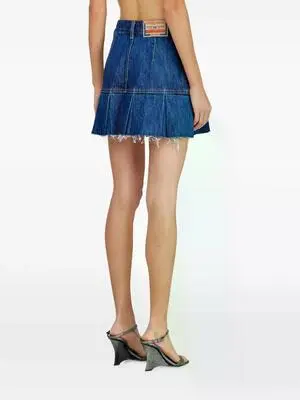 DIESEL® Denim A-line Mini Skirt