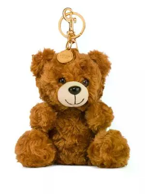 Moschino Teddy Bear Keyring - Brown
