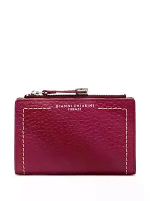 GIANNI CHIARINI Zip Topstitch Wallet