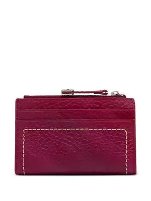 GIANNI CHIARINI Zip Topstitch Wallet