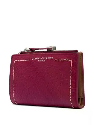GIANNI CHIARINI Zip Topstitch Wallet