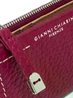 GIANNI CHIARINI Zip Topstitch Wallet