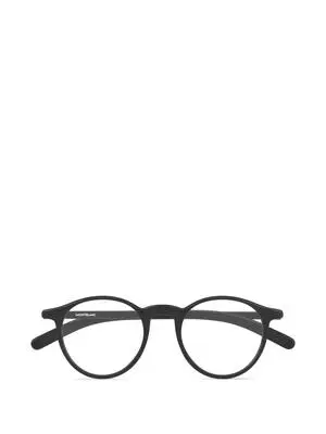 Montblanc Round-frame Eyeglasses - Black
