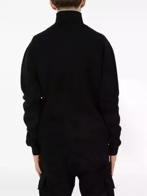 GERTRUDE Lewis Patch Half-zip Sweater