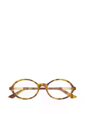 Chloé Oval-frame Eyeglasses - Brown