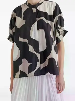 Abstract Print Blouses