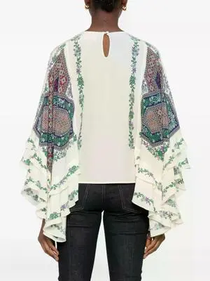La DoubleJ Ruffled Printed Top