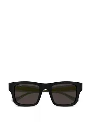 Gucci Rectangle Sunglasses - Black