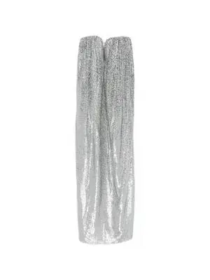 Stella McCartney Metallic-effect Maxi Dress