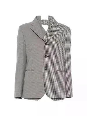 Comme Des Garçons Checked Blazer