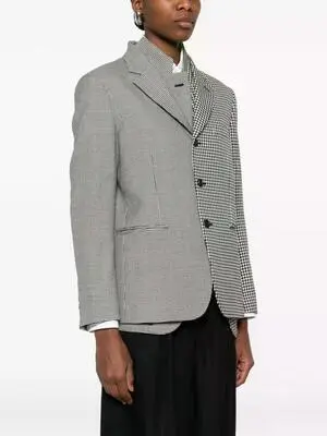 Comme Des Garçons Checked Blazer