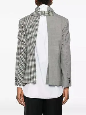Comme Des Garçons Checked Blazer