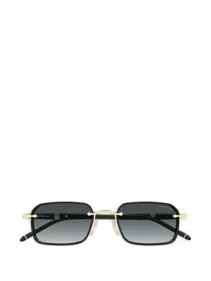 Montblanc Square-frame Sunglasses - Black