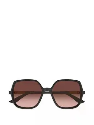 Chloé Judy Oversized-frame Sunglasses - Black