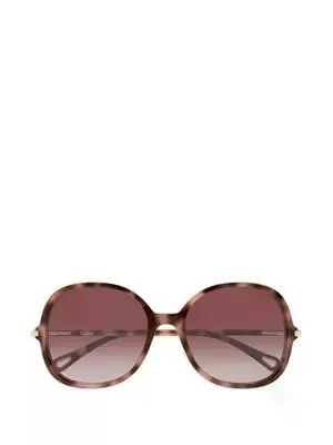 Chloé Oversized Frame Sunglasses - Brown