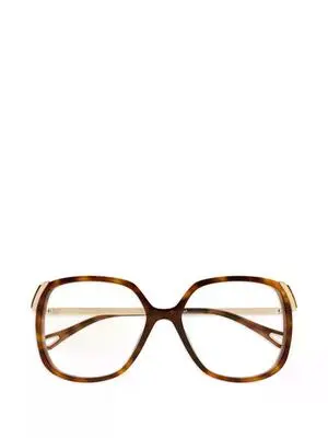 Chloé Square-frame Eyeglasses - Brown