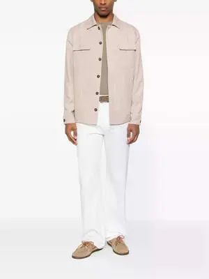 Eleventy Polo-collar Shirt Jacket