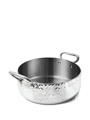 PENTOLE AGNELLI Hammered Inox Pan