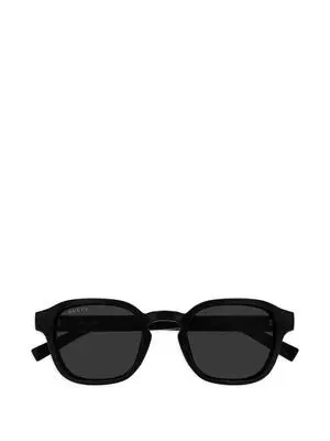 Gucci Round Frame Sunglasses - Black