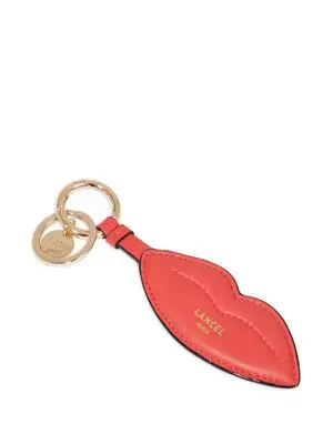 LANCEL French Kiss Keyring - Red