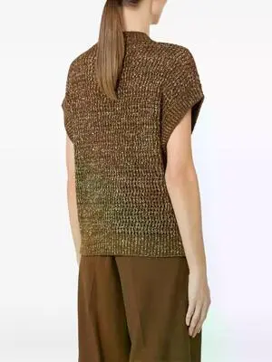 Max Mara Openwork Top