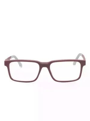 Lacoste Two-tone Rectangle-frame Glasses - Pink