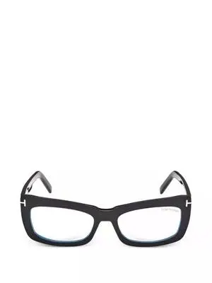 TOM FORD Rectangle Full-rim Eyeglasses - Black